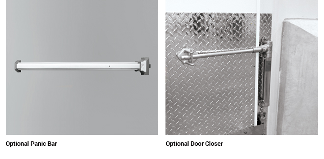Eco-Cold | Optional Additions to Swinging Low Temperature Doors